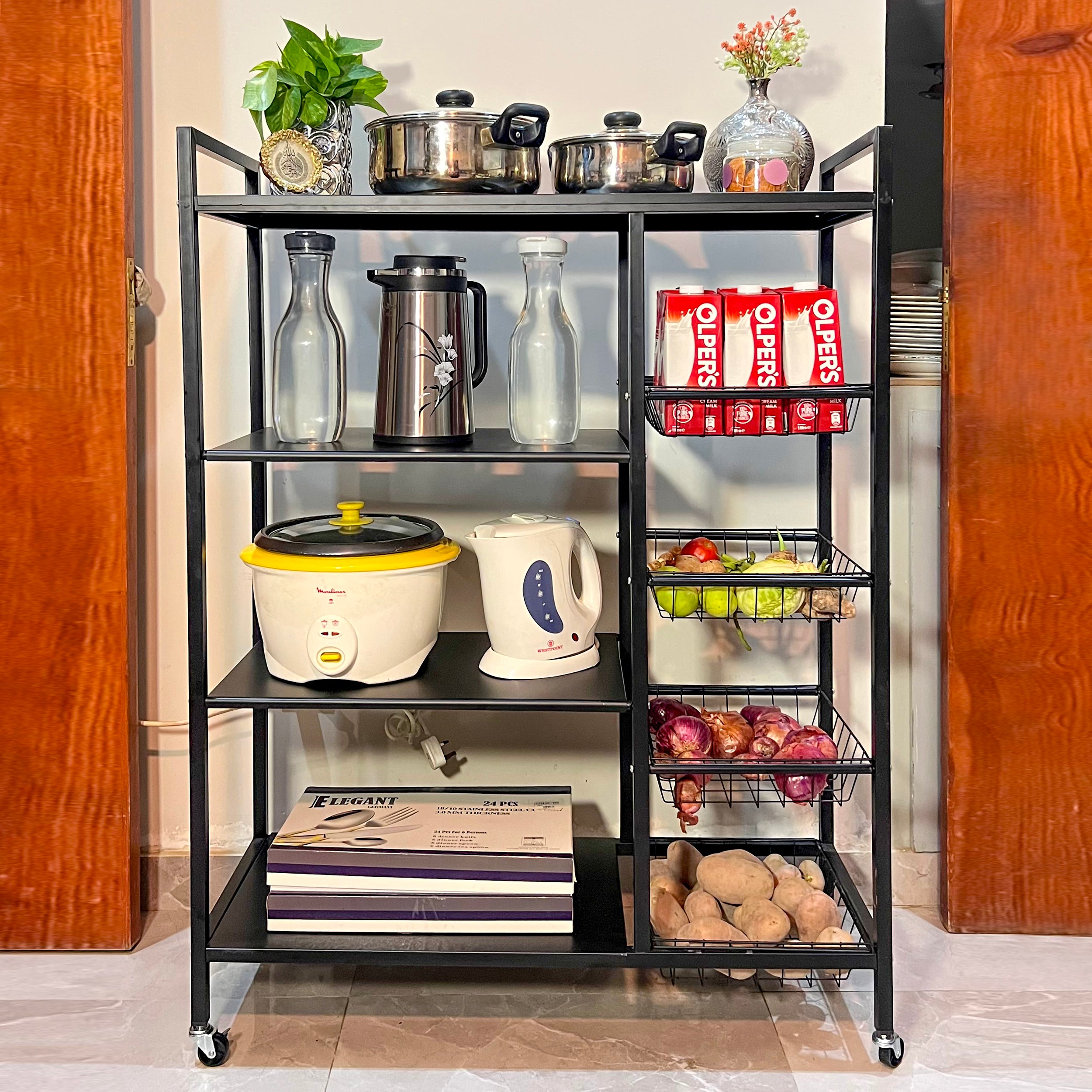 Multifunctional Storage Rack by Matrix – All-In-One Store
