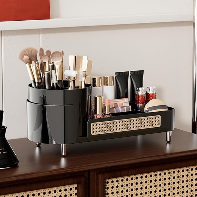 GlamourSwivel Cosmetic Caddy – All-In-One Store