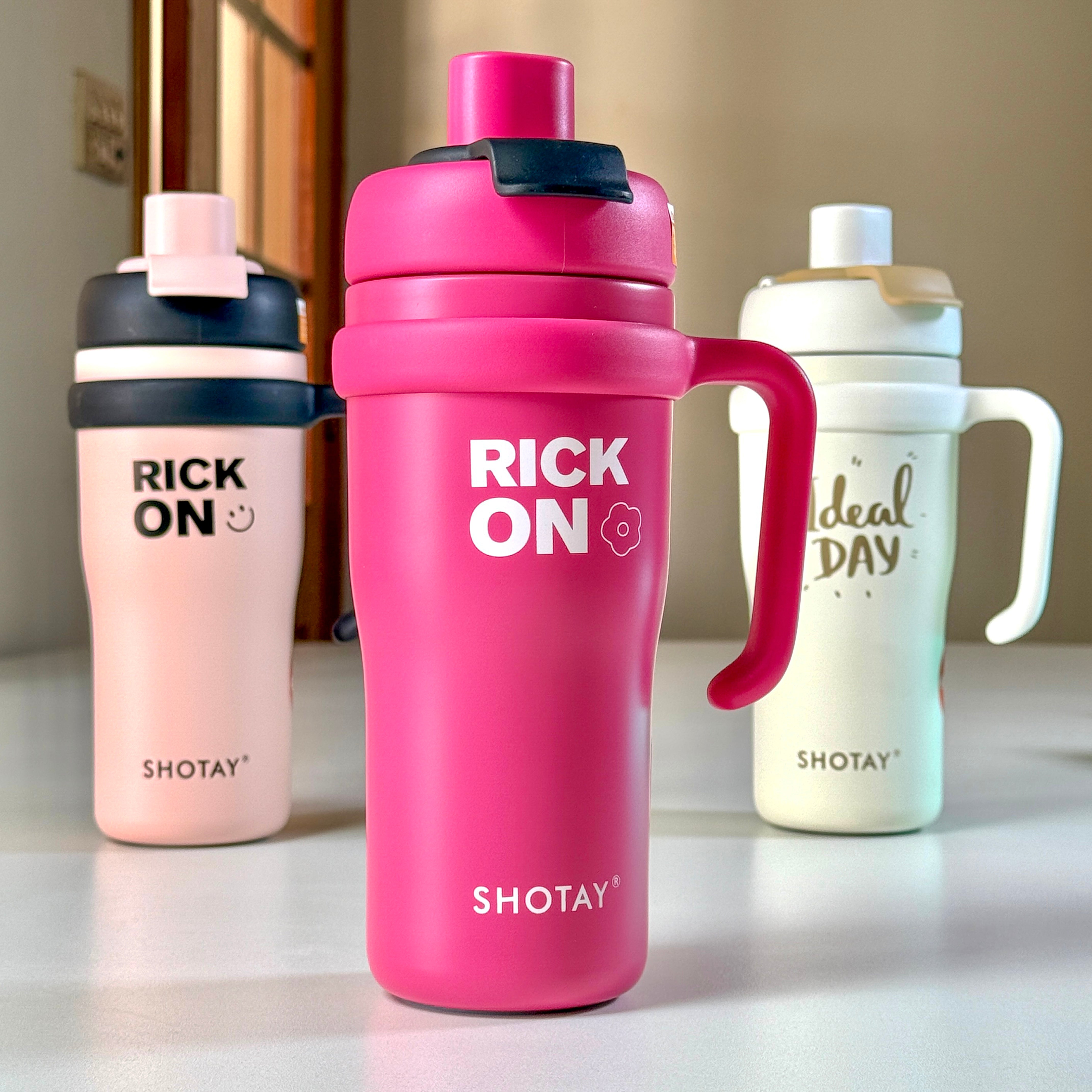 SHOTAY Stainless Steel Anti-Spill Dual-Lid Tumbler (720ml) (ST-8918 ...