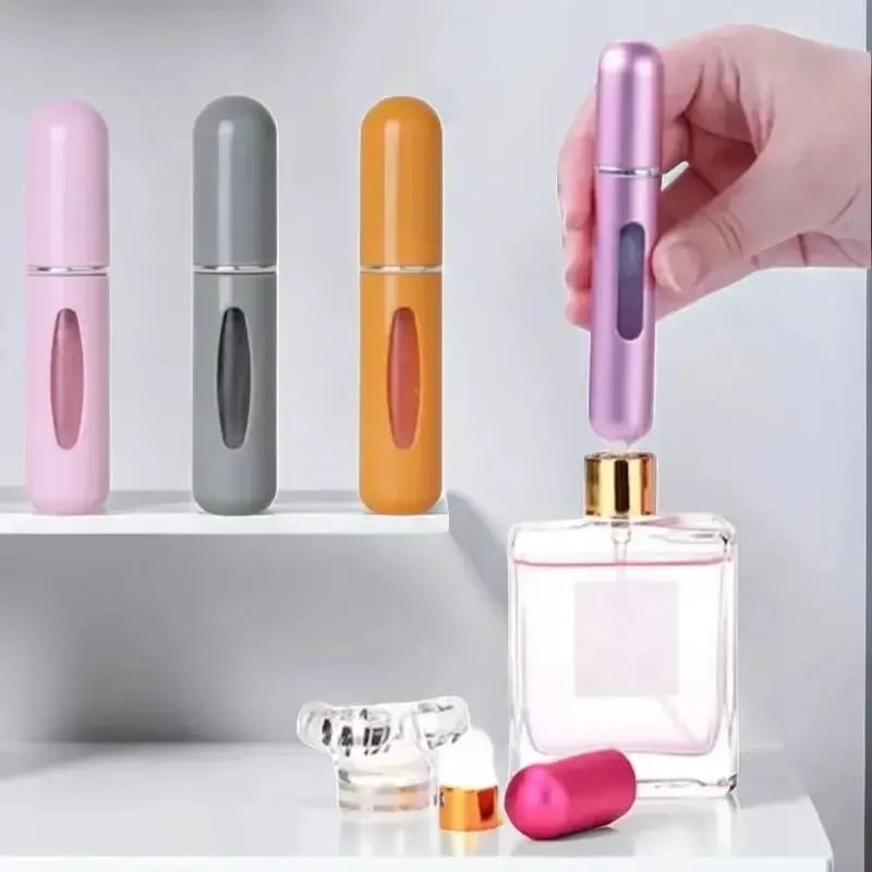 RefillPod Mini Perfume Flask – All-In-One Store